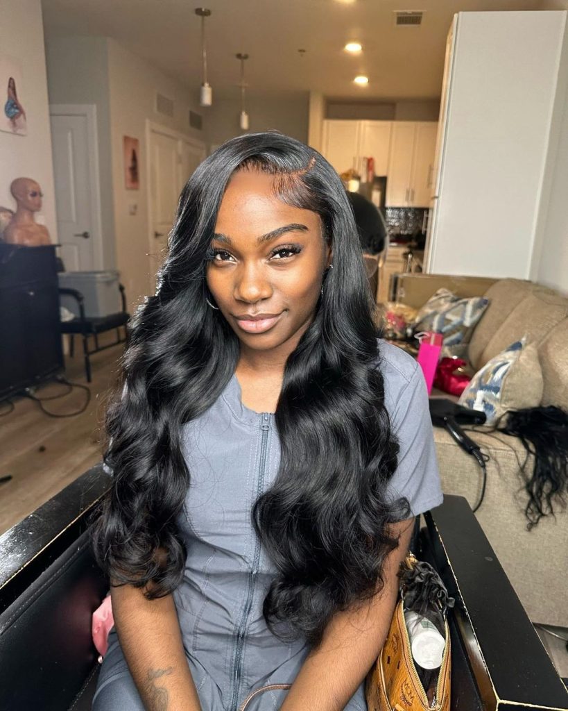 5x5 HD Lace Closure Body Wave Virgin Human Hair Wig